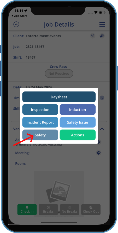 Operation Forklift - Safe Working Distance - Show Support
